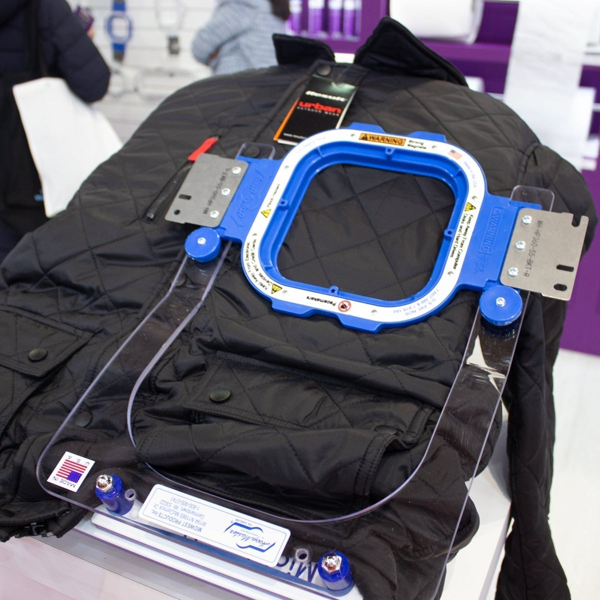 Make Embroidery easier with a Hoopmaster Station and Fixture